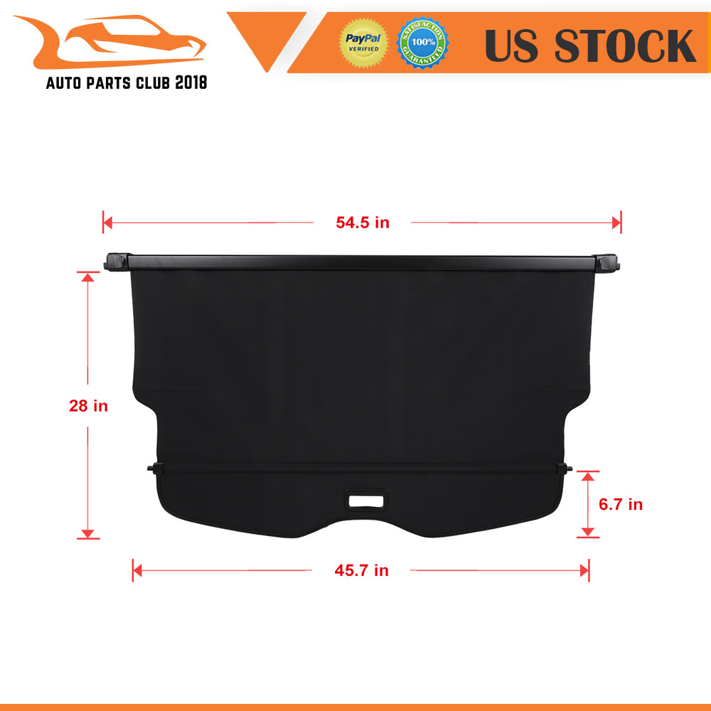 Trunk Cargo Cover Security Shield Shade For Chevrolet Blazer 2019-2022 ...