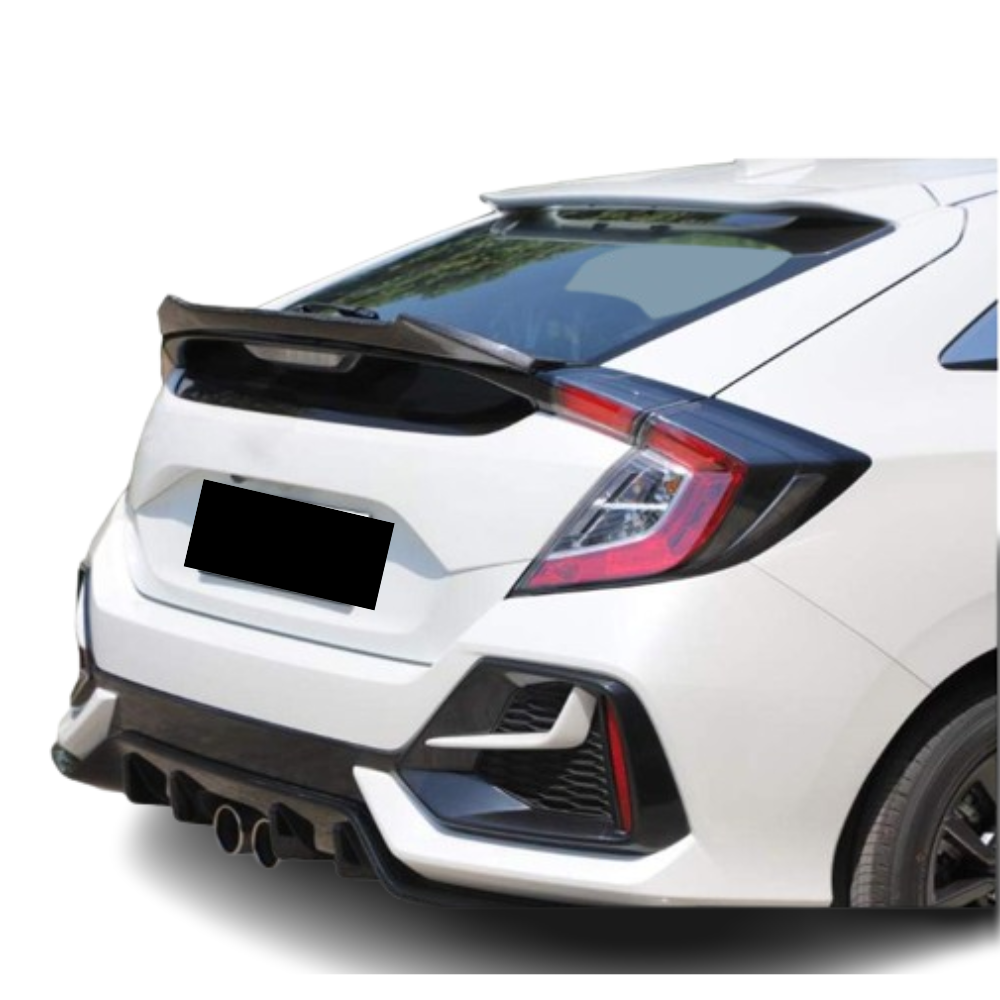 Gloss Black Rear Wing For HATCH HONDA CIVIC 10th Gen (16-21) Sport RS ...