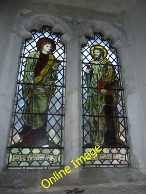 Photo 6x4 St. Nicholas, Compton: stained glass window (8) Compton ...