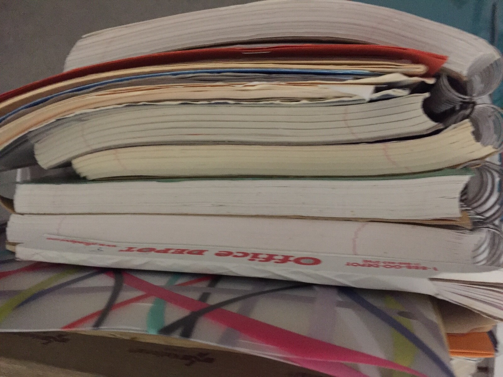 School Supplies Loose Leaf Filler Lined Paper Trapper Spiral Notebooks ...