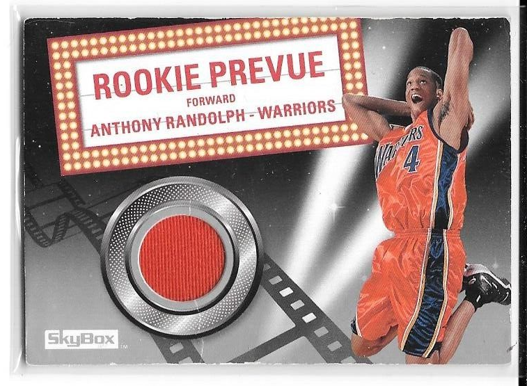 2008-09 Skybox - Rookie Prevue Memorabilia Anthony Randolph #RP-AR (MEM ...
