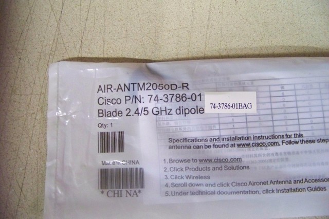 Cisco Dipole Blade 2.4/5 GHz PN 74-3786-01 AIR-ANTM2050D-R for sale ...