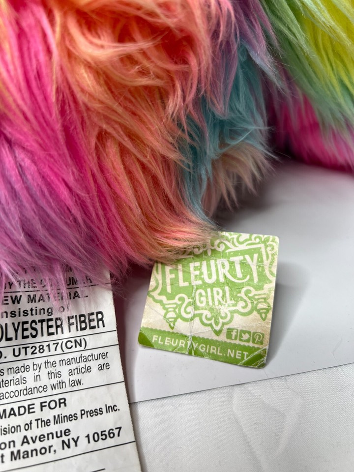 Rainbow Sloth Iscream Plush with tags 14” Fleurty Girl | eBay