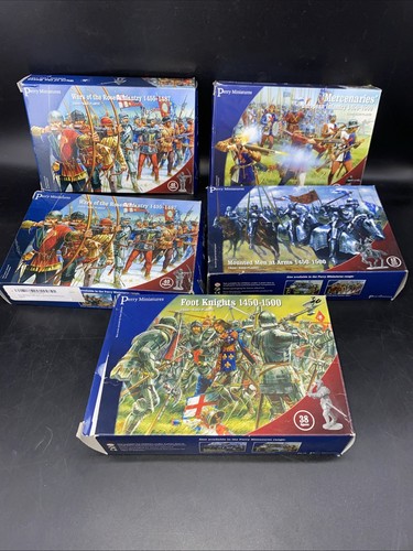 PERRY MINIATURES 28mm Lot Of 5 SETS - Mercenaries War Of The Roses ...