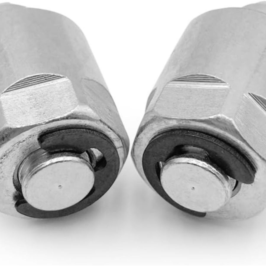 2PCS 18mm Diesel Common Rail Fuel Injector Block-Off Cap M18 Tool -2x ...