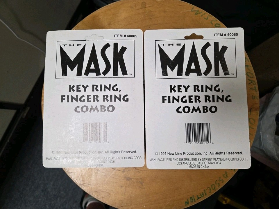 2 The Mask Movie Key/finger Rings. Jim Carrey 1994 | eBay
