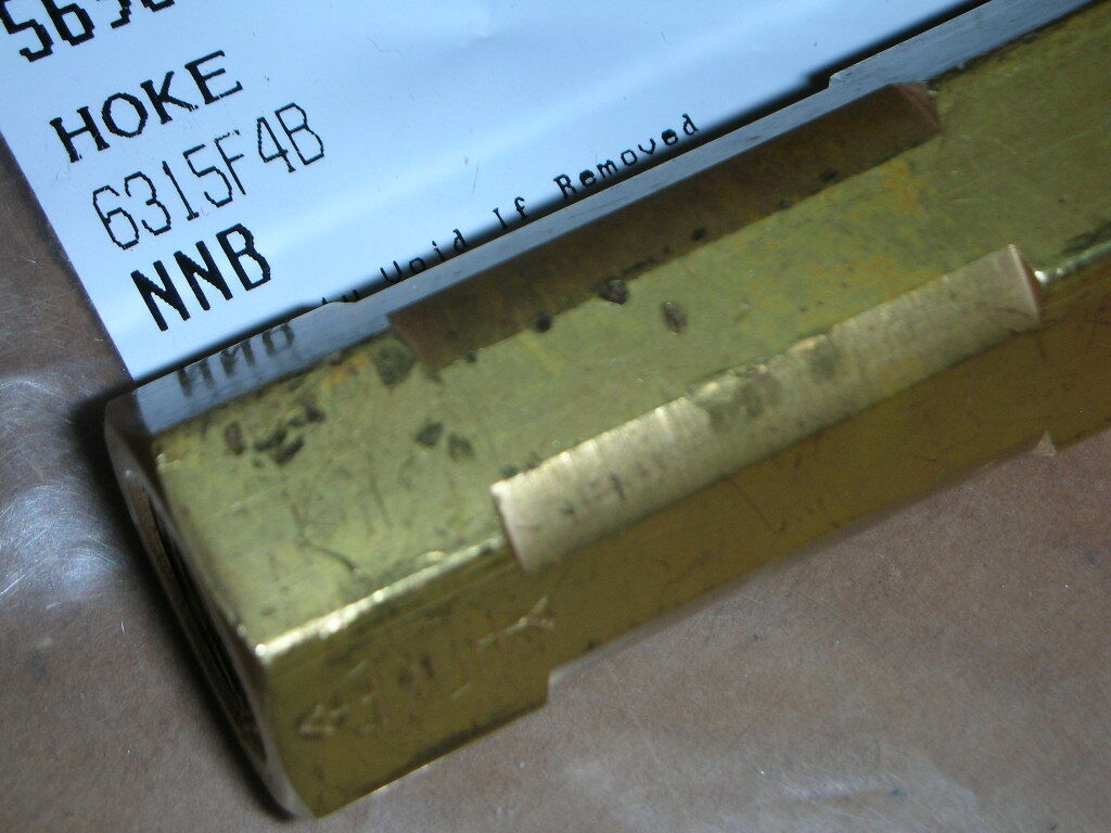 Hoke 6315F4B In-Line Brass Filters 1/4" NPT Used 2-Pcs.. | eBay