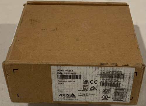 Axis P1264 Indoor/Outdoor Discreet Pinhole Security Camera P/N:0925-001 ...