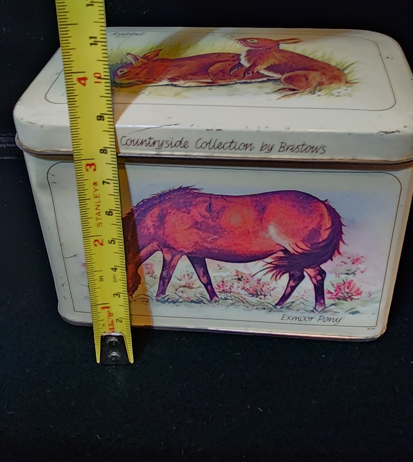 VINTAGE BRISTOW'S OF DEVON "COUNTRYSIDE "EMPTY TIN, CREDITON DEVON, 3 1 ...