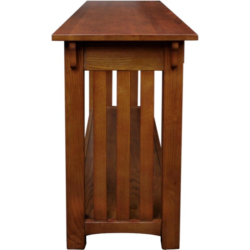Mission Console Table for Entryway, Wood Sofa Table, Made with Solid ...