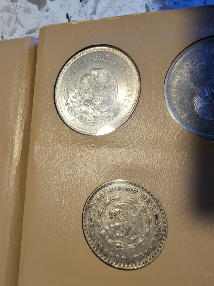 99% Complete Mexico Type Set Dansco #7220 (67 Coins) including ...