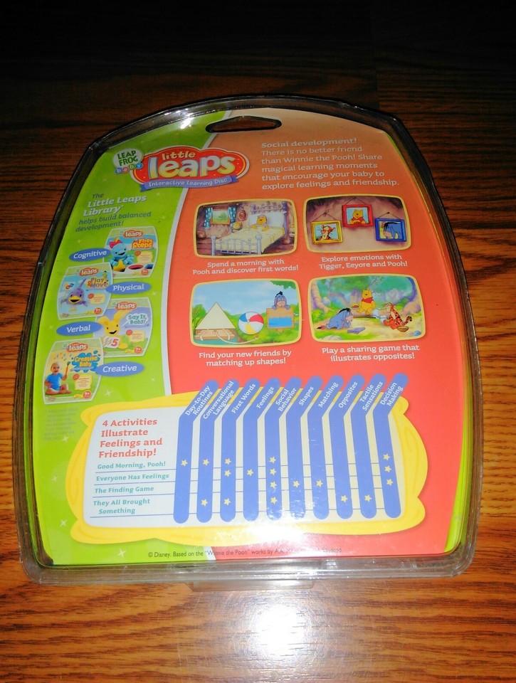 LeapFrog Baby Little Leaps Disney Winnie the Pooh DVD 9+ Months ...