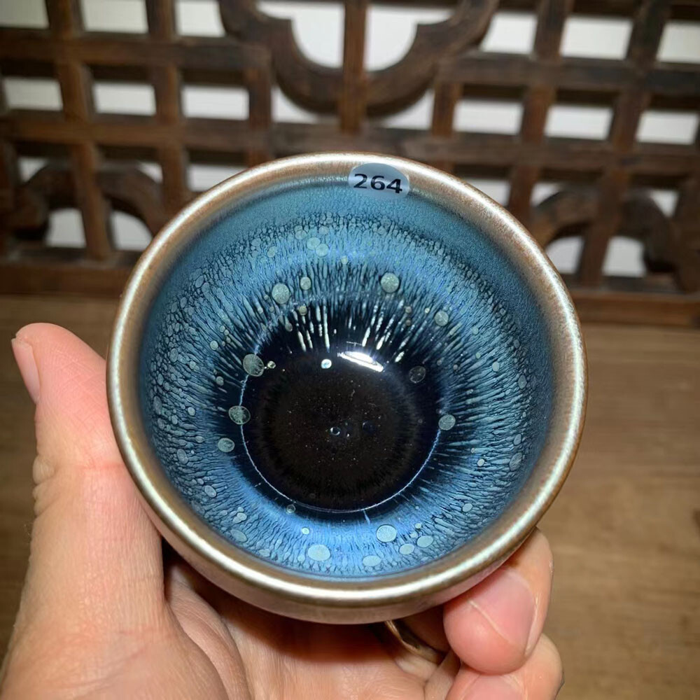 324 Jian Ware/Jianzhan Tenmoku Tea Bowls, Small 60ml Tenmokus Tea Cups ...