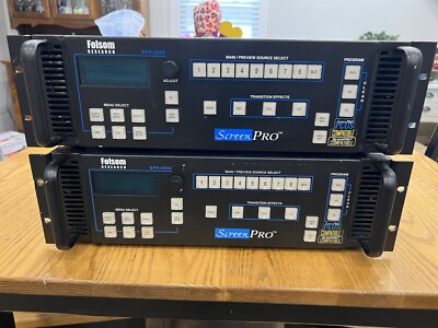 Folsom Screen Pro SPR 2000 Video Switcher | eBay