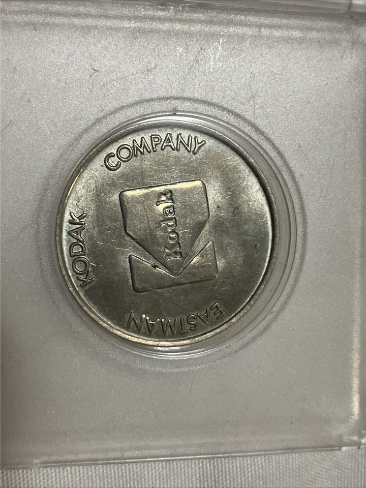 EASTMAN KODAK Coin COMPANY VINTAGE PARKING TOKEN 2 Advertisement In ...