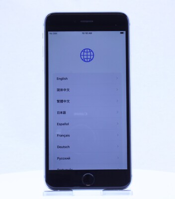 Apple iPhone 6s Plus A1634 Consumer Cellular 32GB Space Gray Fair Shape ...