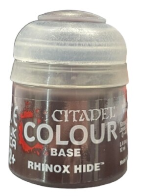 Warhammer Citadel Colour ﻿﻿﻿﻿﻿﻿Rhinox Hide 12ml (Base) Paint Pot [21-22 ...