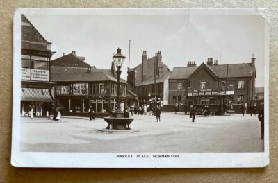 Market Place Normanton Yorkshire Real Photographic Postcard | eBay UK