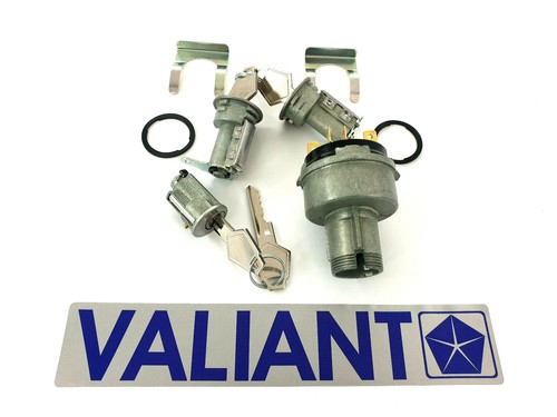 VALIANT VF VG 69-71 NEW IGNITION BARREL/SWITCH DOOR LOCKS INC CLIP ...