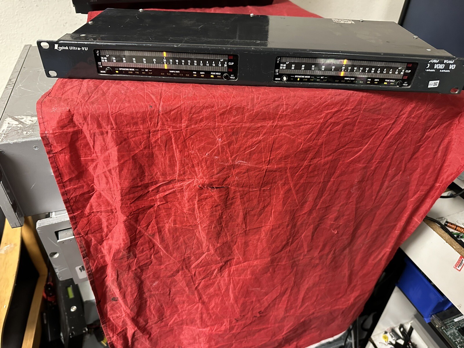 Logitek Ultra-VU LED Bargraph Audio Meter UV2-B Dual Input | eBay