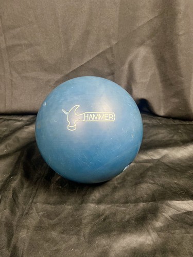Vintage Fab Hammer Bowling Ball Teal Drilled Urethane 15lbs | eBay