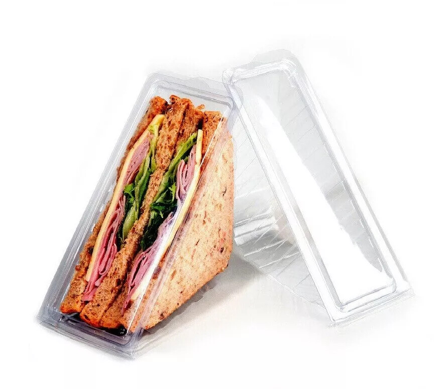 100 X NEW CHEAP REUSABLE DOUBLE SANDWICH WEDGES MAJESTIC RPET | eBay