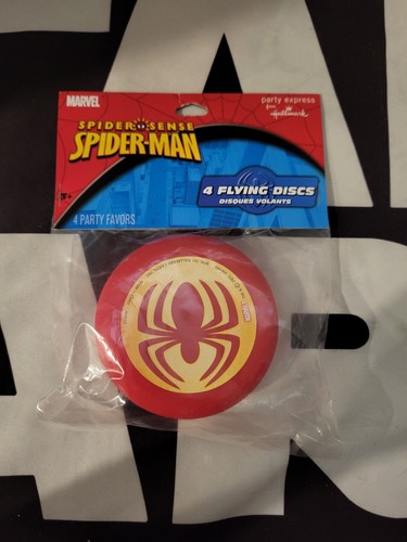 Spider-Man Spider Sense 4 Flying Discs 2010 MARVEL UNIVERSE Sealed NEW ...