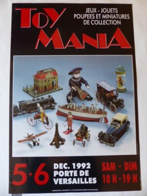 AFFICHE TOYMANIA DECEMBRE 1992 | eBay