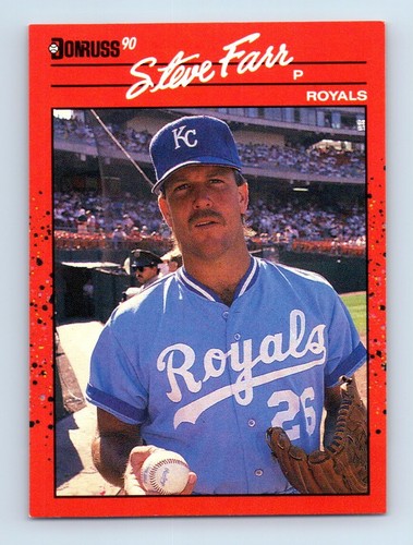 1990 Donruss Steve Farr Kansas City Royals #356 | eBay