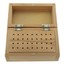 Jewelry Bur Storage Box Wood Organizer Case 36 Hole For Burs Drills ...