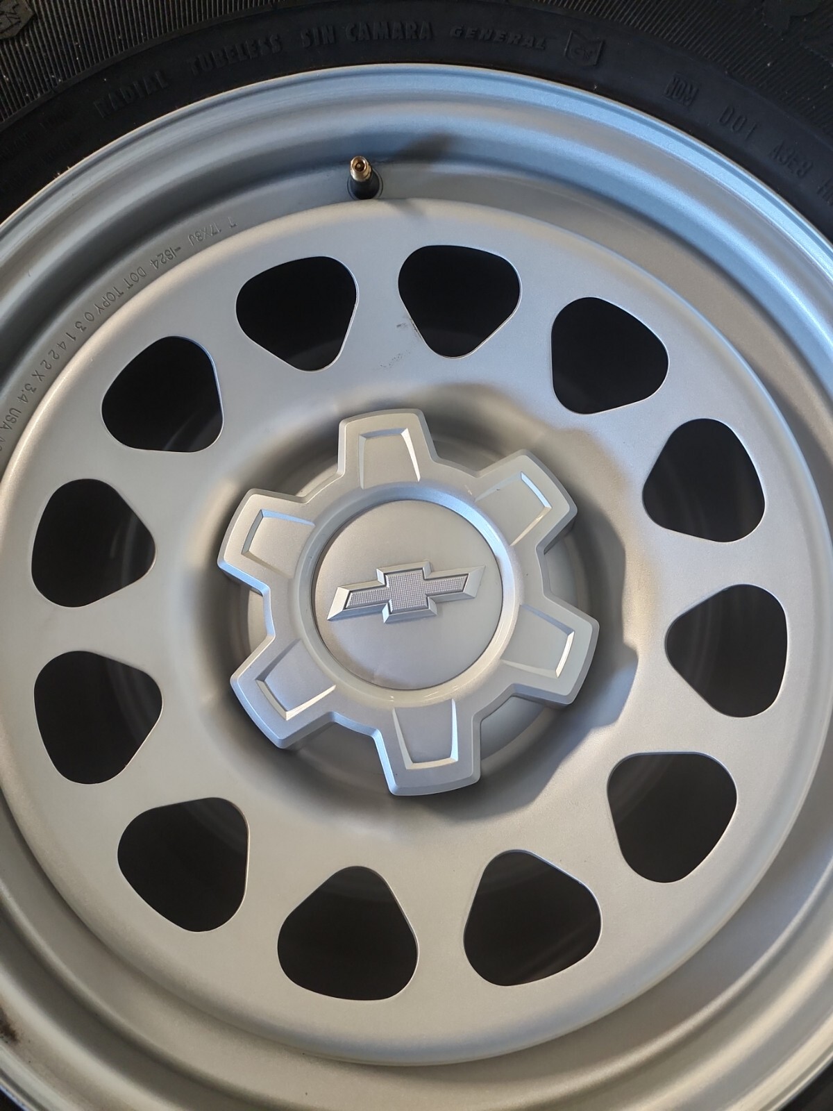 (1) 17" CHEVROLET GMC SILVERADO SIERRA 1500 STEEL WHEEL RIM FACTORY OEM ...