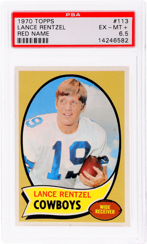 1970 Topps - Lance Rentzel #113 player name in red for sale online | eBay