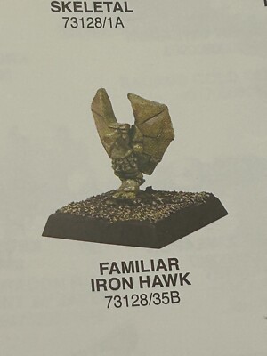 Warhammer Classic Familiar Iron Hawk Wizard Pet Summon metal OOP | eBay
