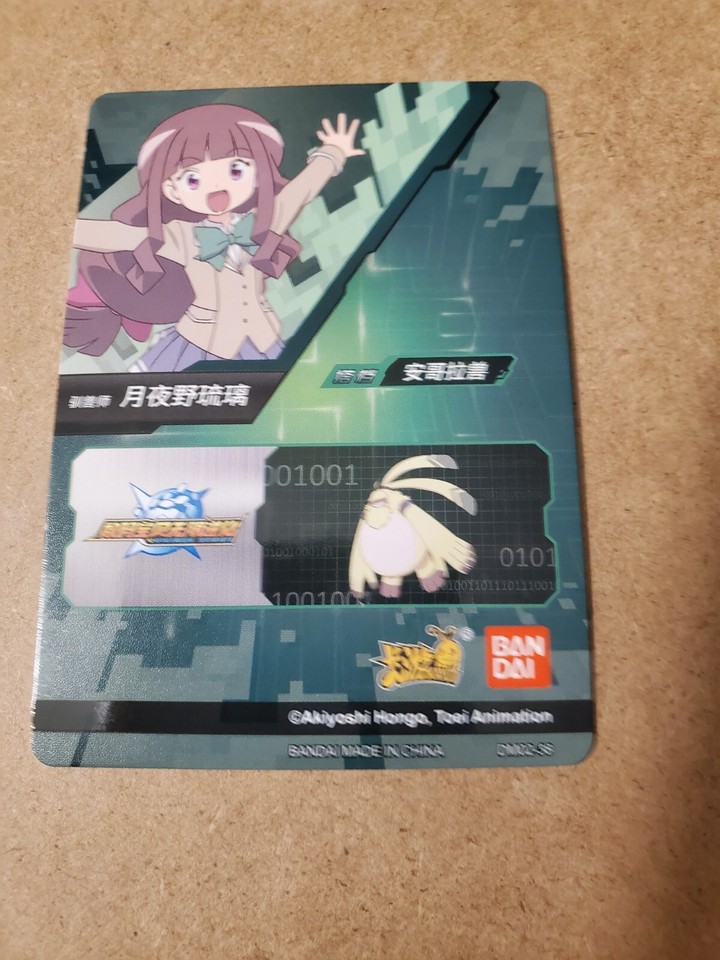 Ruli Tsukiyono DM02-38 R Kayou Digimon Infinite Evolution Rare Bandai ...