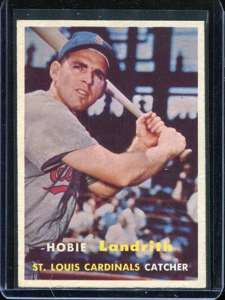 1957 Topps Baseball # 182 Hobie Landrith (NM+) Near Mint Plus | eBay