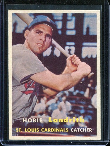1957 Topps Baseball # 182 Hobie Landrith (NM+) Near Mint Plus | eBay