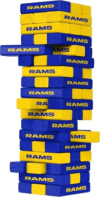 NFL Pro Football Los Angeles RAMS Tabletop Stackable Blocks Game By ...