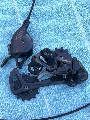 SRAM XX1 Eagle 12 Speed Mechanical Rear Derailleur And Shifter Carbon ...