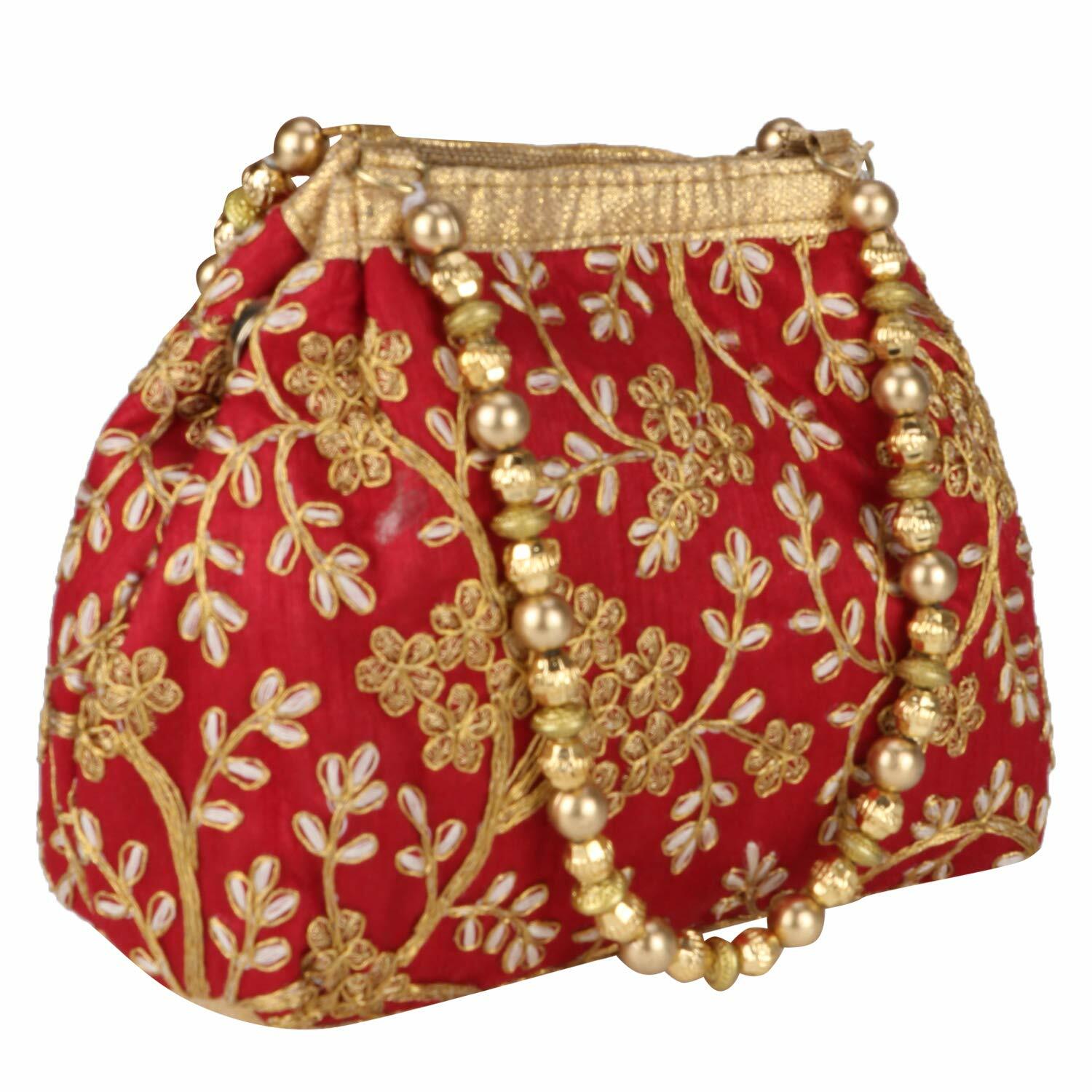 New Traditional Ethnic Women Potli Clutch Bag Handbag | eBay
