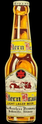 Stern Brau Beer of Belleville Illinois NEW 28" Tall Sign USA STEEL XL ...