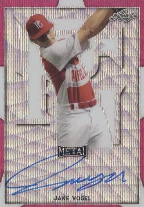 2019 Leaf Perfect Game All-American Classic - Jake Vogel #BA-JV1 Pink ...