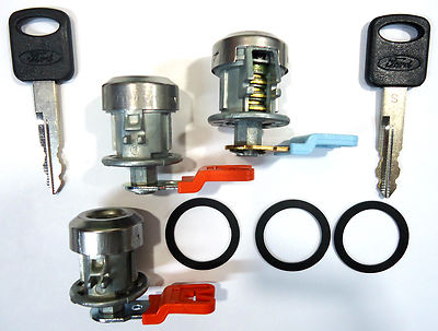 Ford Replacement Door Pair & Tailgate Key Lock Cylinder Set W/2 OEM ...