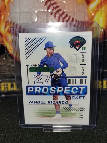 YANDEL RICARDO 2024 PANINI PROSPECT EDITION TICKET #/199 | eBay
