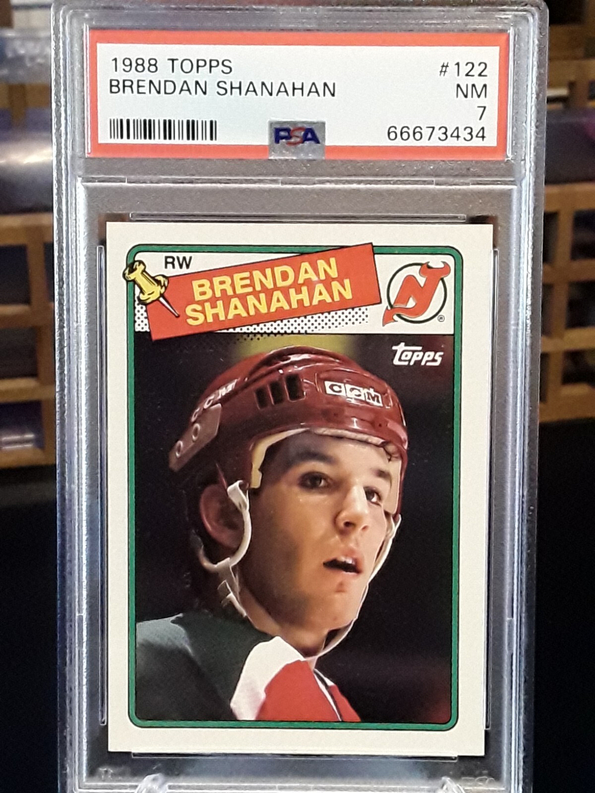 1988 Topps Brendan Shanahan RC #122 PSA 7 New Jersey Devils | eBay
