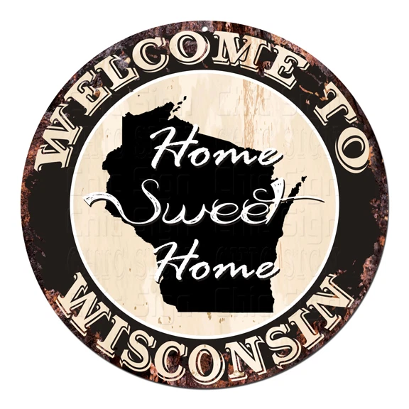 Wisconsin Home Sign