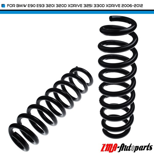 2x Coil Springs Rear for BMW E90 E93 320i 320d xDrive 325i 330d xDrive ...