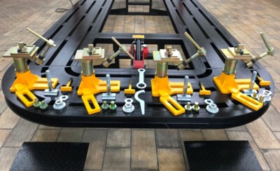 Universal Heavy Duty Auto Body Frame Machine Anchoring Clamps | GERMAN ...