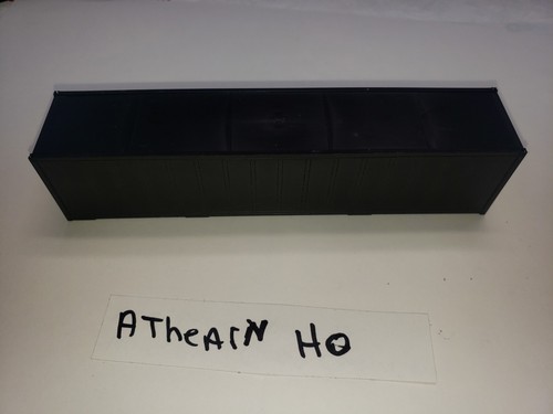 NEW ATHEARN 40' UNDECORATED CONTAINER - Shipping HO Scale BLACK | eBay