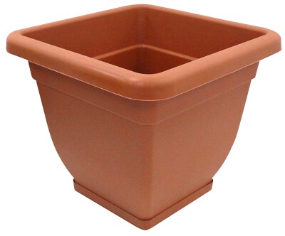Extra Large 40cm Square Garden Planter Plant Pot Plastic Planter ...