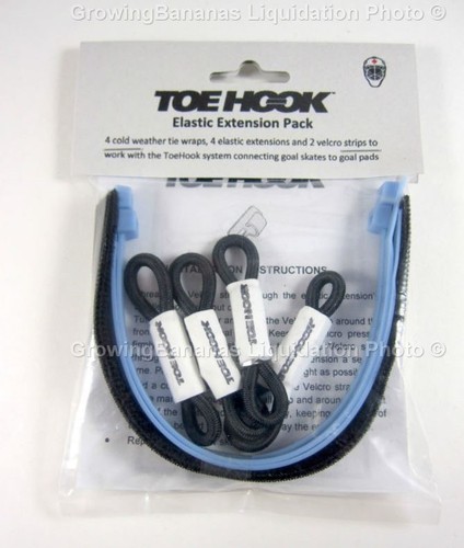 Hockey Goalie Pads Toe Hook Elastic Extension Pack! Goal Pad Hook Tie ...
